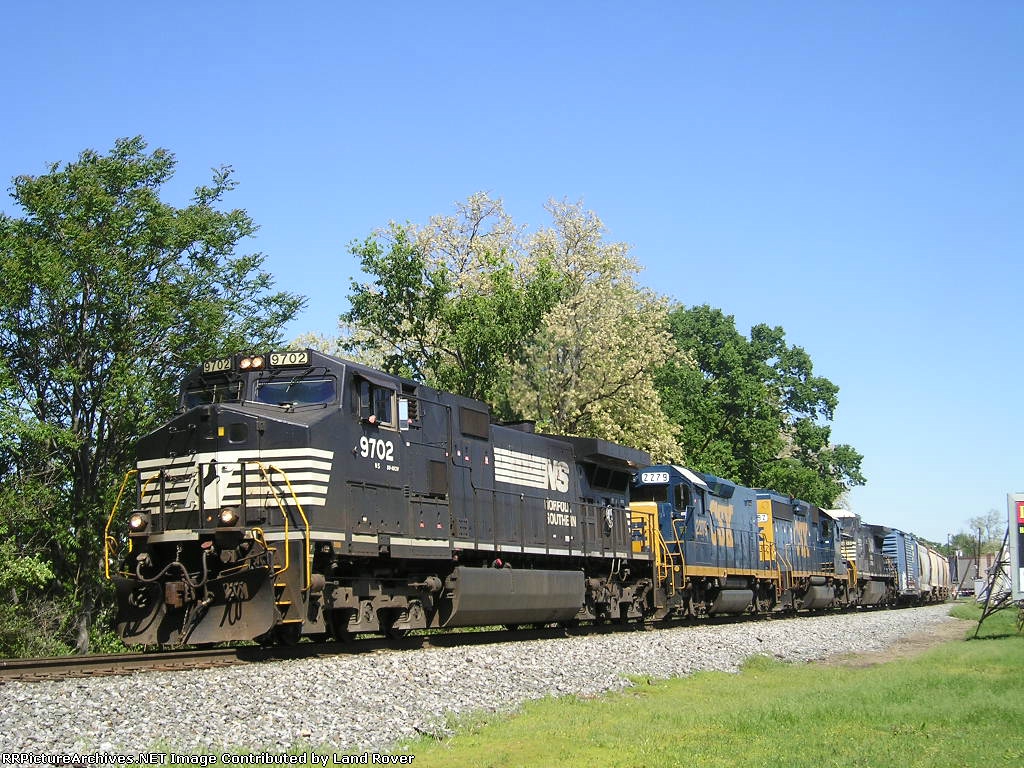 NS 9702 On CSX Q 339 Eastbound